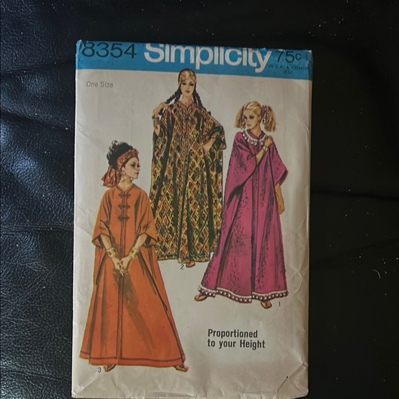 Simplicity | Other | Vintage Simplicity Sewing Pattern For Caftan ...